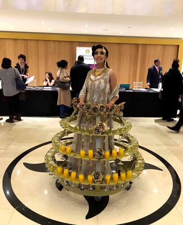 Strolling Tables for hire, Champagne Living Tables, Human Living Tables ...